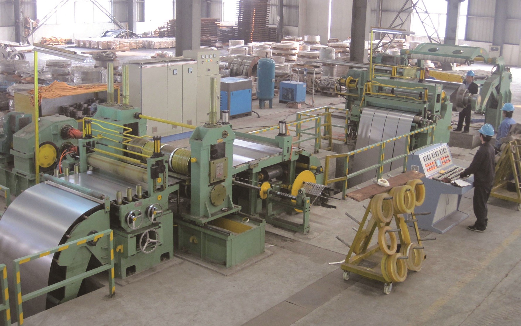 Sheet Slitting Machine , Metal Slitter Machine For Construction