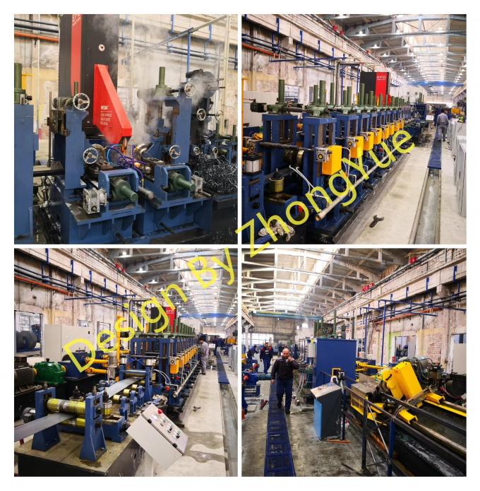 Direct Forming Carbon Steel Tube Mill Machine Easy Adjustment